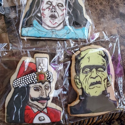 Vlad Dracula Cookies. Half Dozen 6. Great for Halloween - Etsy