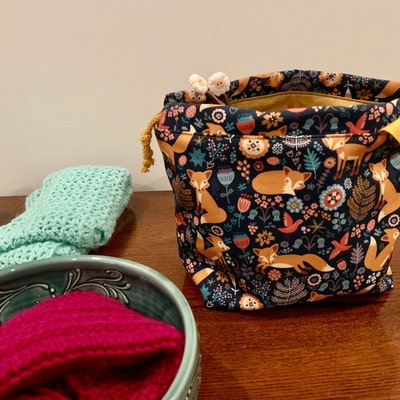 PDF Sewing Pattern Knitting Project Bag Sewing Tutorial - Etsy