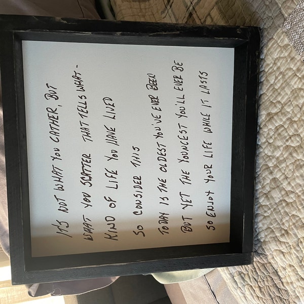 Custom Handwriting Sign | Custom Sign | Farmhouse Sign | Customized ...