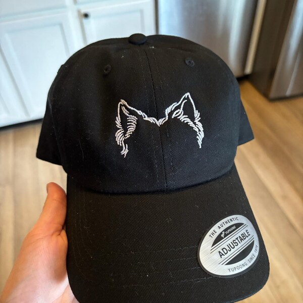 Custom Embroidered Dog Ears Outline, Personalizeddad Hat, Dog Mom Gift ...