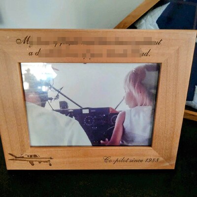 Airplane, Aviator Picture Frame, Custom Text - Etsy