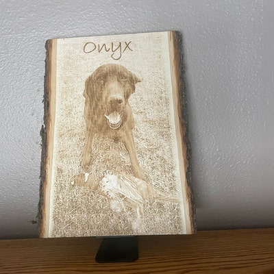 Hunting Memorial Engraving Custom Design Personalized Photo on Wood ...