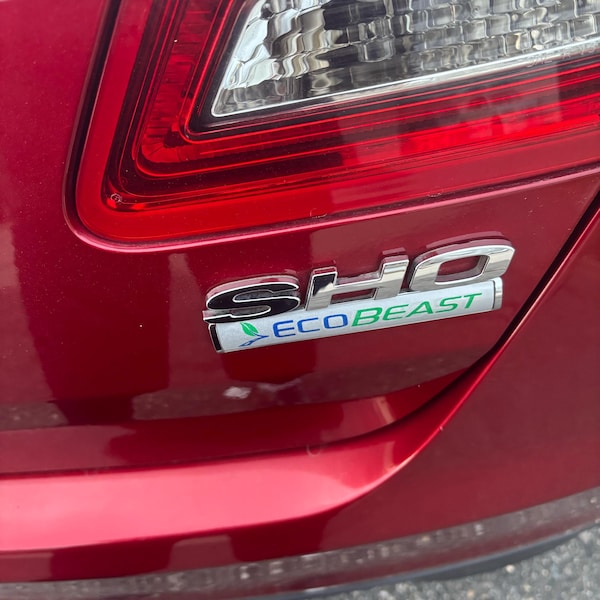Uncoated Ford Ecobeast, Ecobeauty or Twin Turbo: (2) Emblem Ecoboost ...