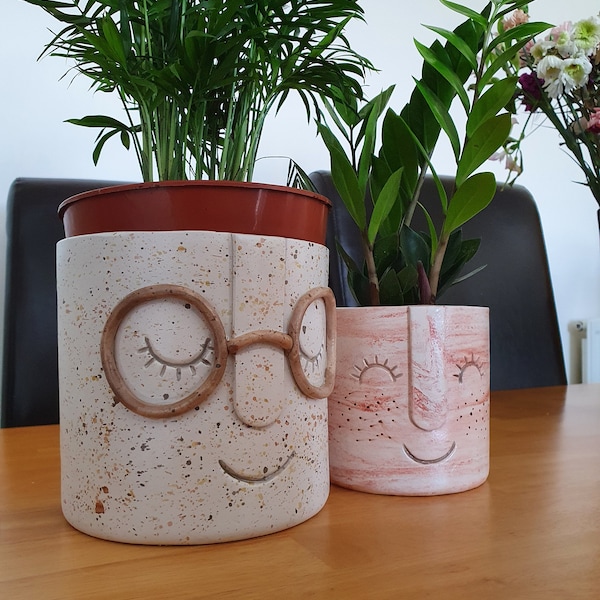 Handmade Face Toothbrush Holder, Bathroom Ceramic Toothbrush Pot - Etsy