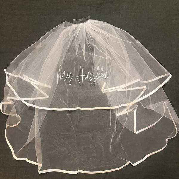 Bride Bachelorette Veil, Bachelorette Party Veil, Bride to Be Gift ...