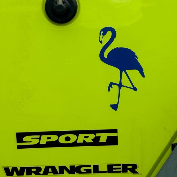 Flamingo Vinyl Decal - Flamingo Monogram - Flamingo Car Decal - Vinyl ...