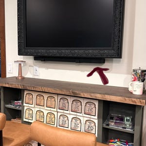 Custom Size Floating Wooden Shelves With Brackets Hardware Included ...