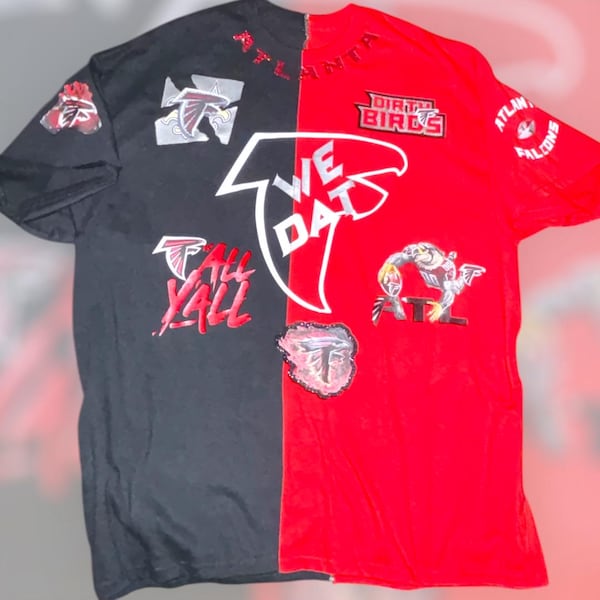 Pink and Blue Half and Half Tee Shirt | Split Tee | Two-toned Shirt ...