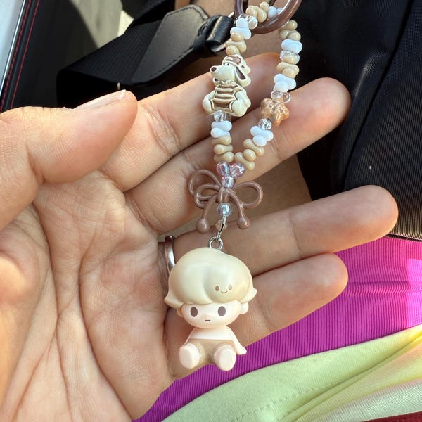 Authentic POPMART Pop Beans Keychain | Phone Charm| Purse Charm ...