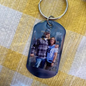 1 Custom Photo Keychain Use YOUR Photo Photo Key Chain - Etsy