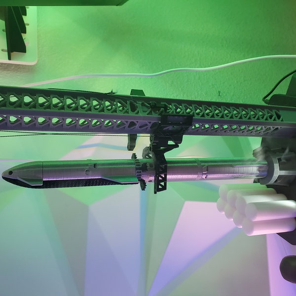 3D Printed Venting Starship Rocket - A Desktop Model of Spacex's ...