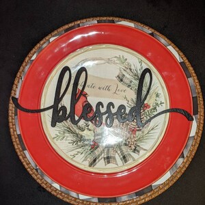 Table Word Place Setting, Thanksgiving Decor, Formal Dining Room, Fall ...