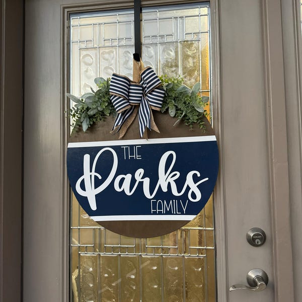 Front Door Decor Funny Door Sign Welcome Just Kidding Please Go Home ...