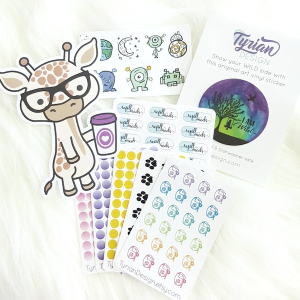 5mm Circle Dot Stickers for Planners and Journals. Dot Stickers Are ...