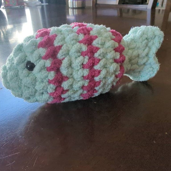 No Sew Fish Crochet Pattern, Easy Crochet Fish Pattern, Amigurumi Fish ...
