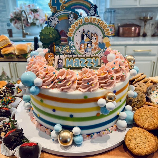 Inspired Blue Dog Cake Topper - Etsy