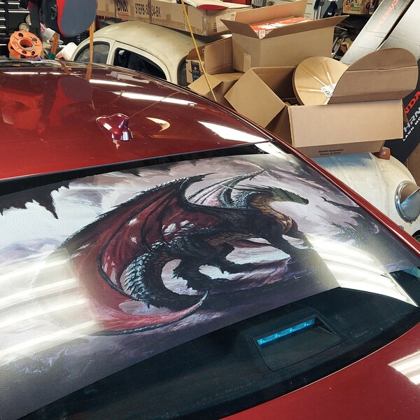 Dragon Cave Rear Window Graphic Tint Decal Sticker Truck SUV Van Car - Etsy