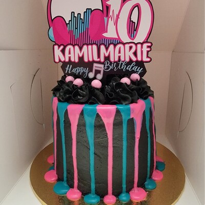 Musical Cake Topper Printable, Musical Cake Topper , Musical Birthday ...