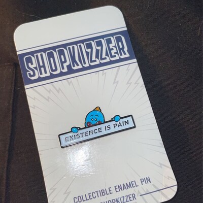 Gritty Enamel Pin - Etsy