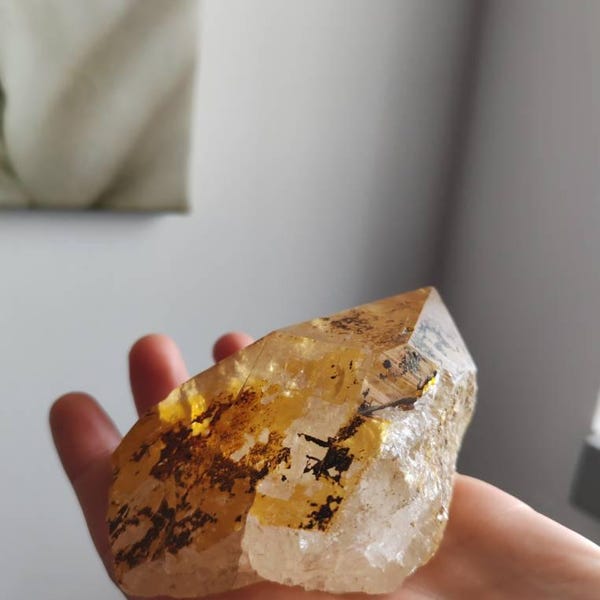 Rare Large Clear Himalayan Single Quartz Crystal/macromosaic Crystal ...