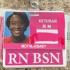 Pink RN BSN Badge Buddy - Free Shipping! - Cute Hot Pink Badge Buddy ...