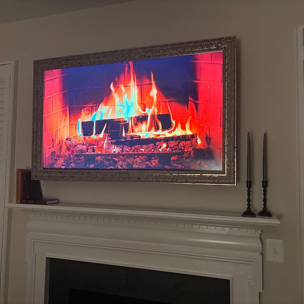 New Custom TV Frame for ANY Television From Flatscreen Framing , Wood ...