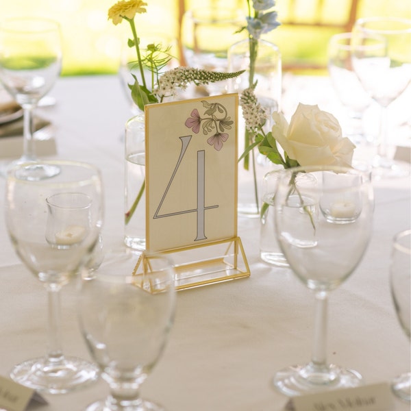 Cute Floral Seating Chart, Wedding Seating Chart Template, Storybook ...