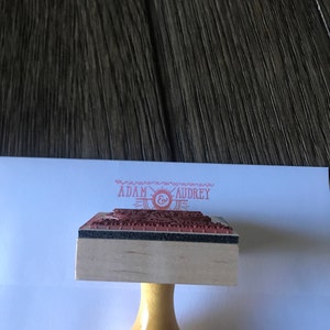 Rustic Address Stamp, Return Address Stamp, Custom Rubber Stamp ...