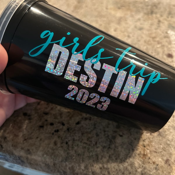Girls Trip / Girls Trip Gifts / Girls Trip Cups / 22oz Stadium Cups ...