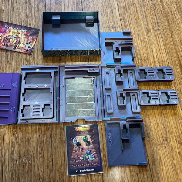 Interlocking Card Deck Holders 44mm X 68mm (STL File) - Etsy