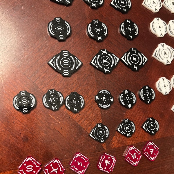Acrylic Tokens Set - X-wing Arc Lock System - Etsy