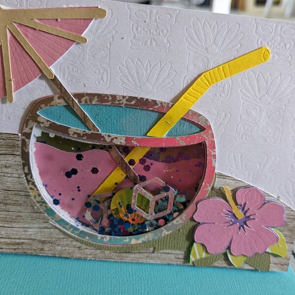 Get Well Shaker Card | Papercut Shaker SVG Card Cut File | Cricut ...