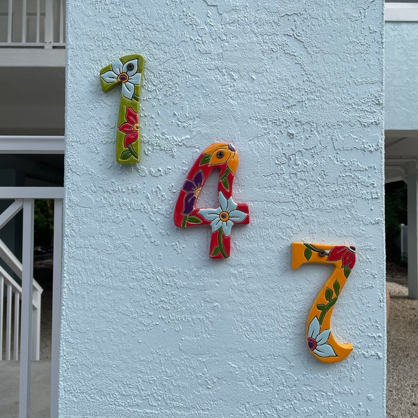 Colorful Ceramic Tiles Letter, Custom Name Sign, Personalized Gift ...