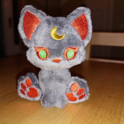 DIY KIT Luna Plush Littlefox's Toebeans Moon Witch Cat Kitten Stuffed ...