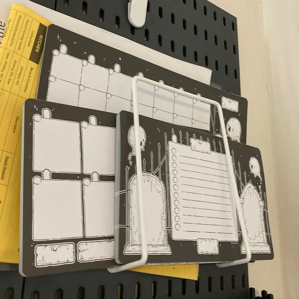 Graveyard Haunts Planner Notepads - Tear-away Calendar - Tombstones and ...