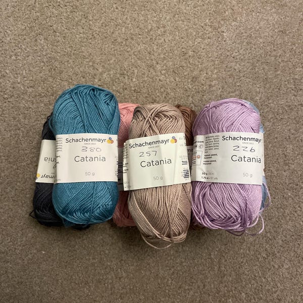Amigurumi Yarn | Schachenmayr Catania Cotton Yarn Colors 300 -400 ...