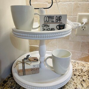 Coffee Mini Wood Book Stack With Scoop/ Coffee Decor/ Book Bundle ...