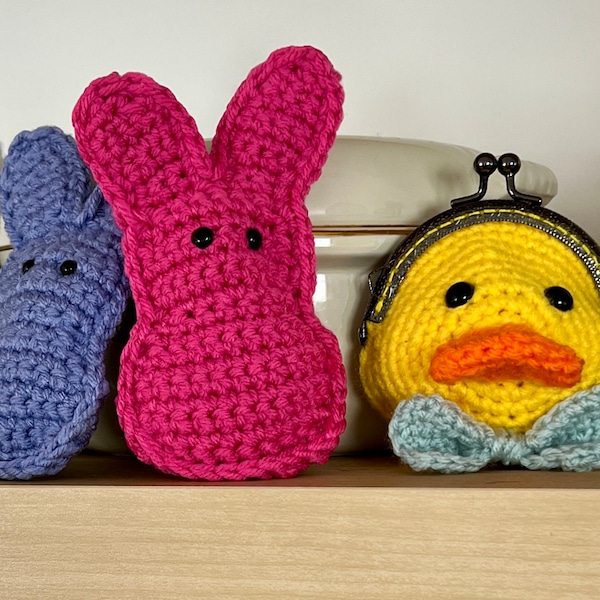 Duck Coin Purse Crochet Pattern, Clasped Duckling Bird Change Pouch ...