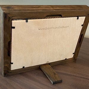 9 Picture Frame Set Rustic Photo Frame Collage Natural Wood | Etsy