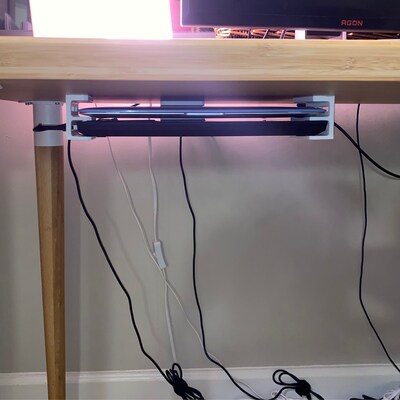 Under Desk Double Decker Laptop Holder Mount Fits Double the Laptops - Etsy