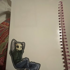 Aesthetic Skeleton Waterproof Stickers - Etsy