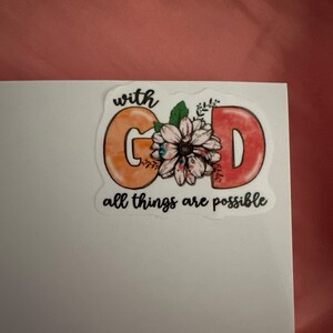 Be Still and Know Sticker, Bible Sticker Pack, Faith Stickers ...