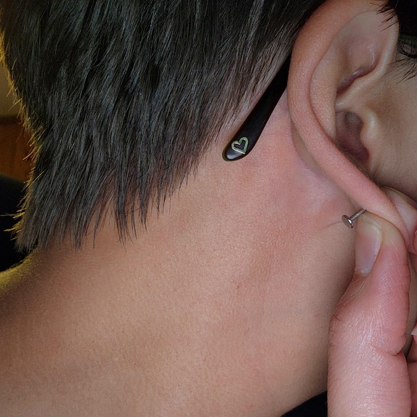 16G Tiny Frog Internally Threaded Cartilage Stud/daith Studs/tragus ...