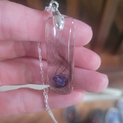 Custom Hair Locket Resin Keepsake Baby Hair Pet Hair - Etsy