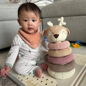 PDF Pattern: Little Deer Stacking Ring Crochet Toy - Etsy