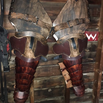 Leg Armor Pattern Leather Armor Viking Knotwork PDF SVG LASER - Etsy