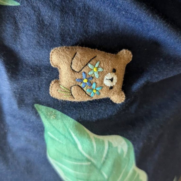Mini Bear Miniature Teddy Bear Little Fuzzy Bear Dollhouse Teddy Tiny ...