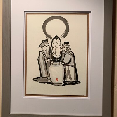 The Vinegar Tasters: Buddha, Confucius, Lao Tzu, Print of Original ...