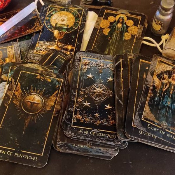 2 Tarot Deck Set With Guidebook, Tarot Cards, Complete Beginner Tarot ...