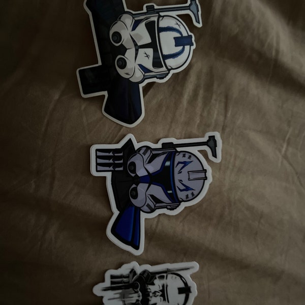 Star Wars Captain Rex Clone Trooper Decal 2.75x3" - Etsy